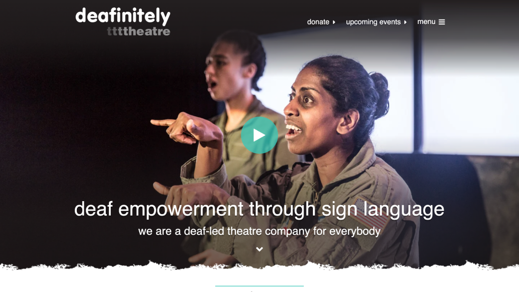 Jonny Kates | Deafinitely Theatre